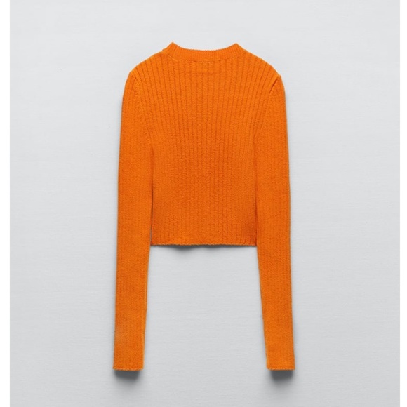 Zara | Sweaters | Zara Ribbed Knit Top | Poshmark